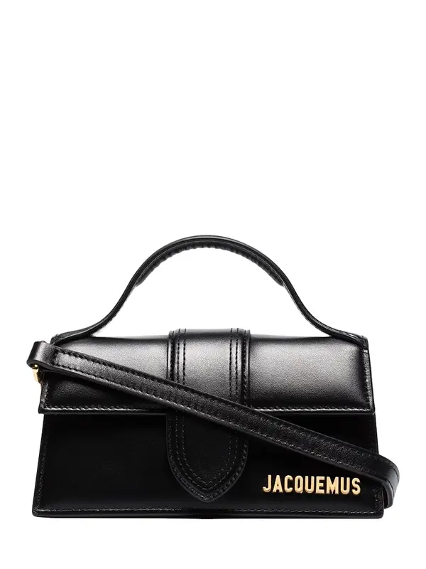Jacquemus Le Bambino Leather Tote - Black