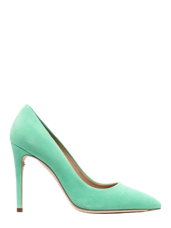 FERRAGAMO Ilary X5 105mm Suede Pumps - Green
