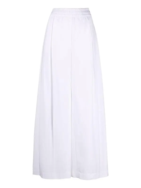 Aspesi Wide-leg Trousers - White