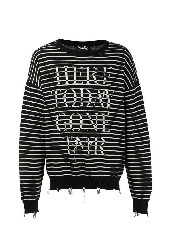 HACULLA. Here Today Gone Tmr Sweatshirt - Black