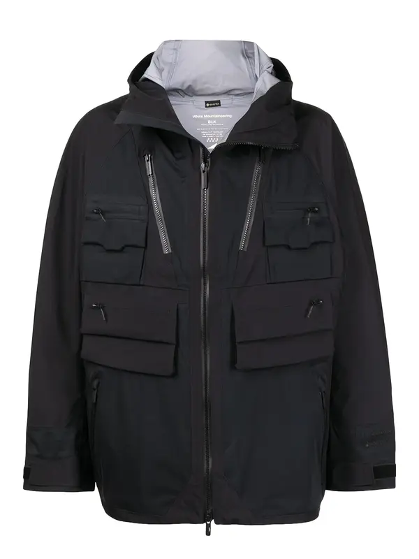 WHITE MOUNTAINEERING Hooded Jacket - Black