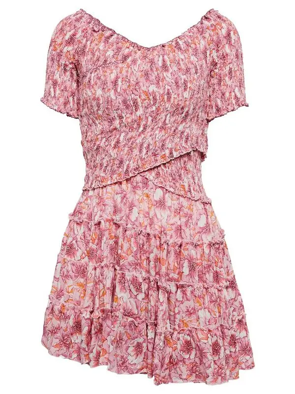 Poupette St Barth Soledad Mini Dress - Pink