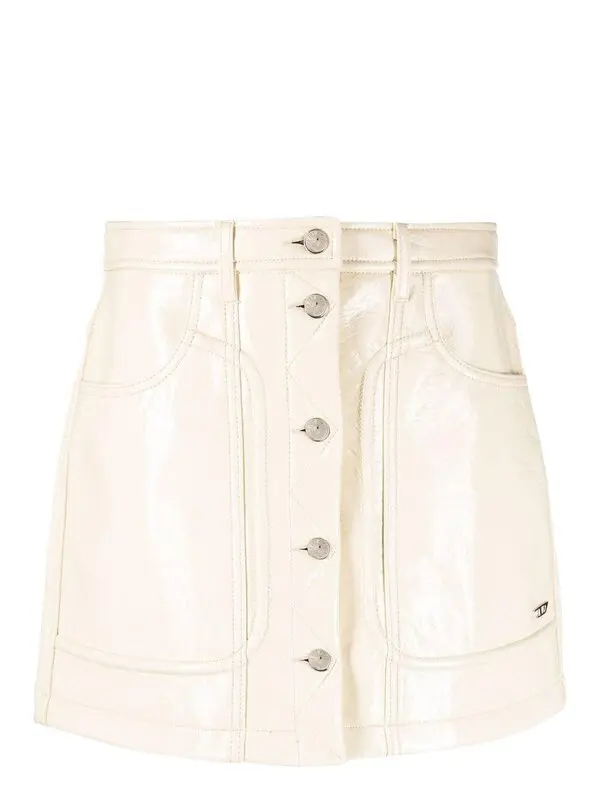 DIESEL® O-ambra Mini Skirt - Neutrals
