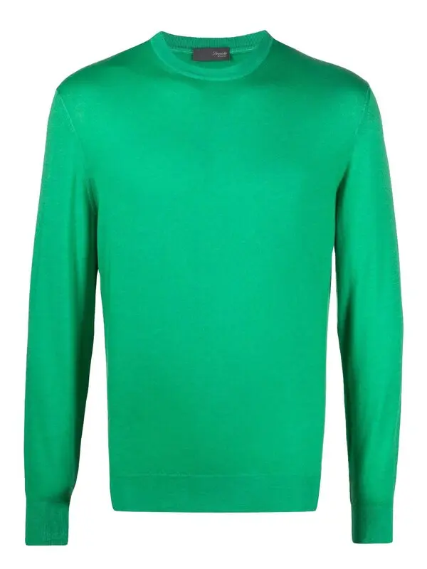 DRUMOHR Crew-neck Knit Jumper - Green
