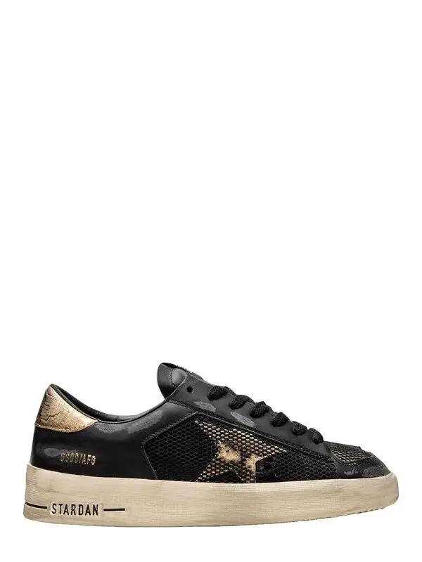 GOLDEN GOOSE Stardan Low-top Sneakers - Black