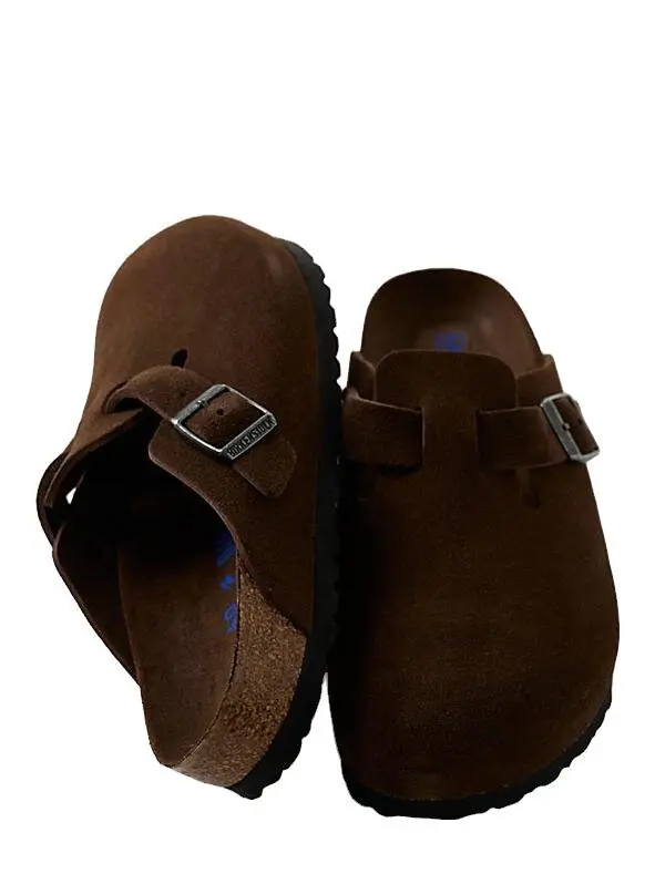 BIRKENSTOCK Boston Soft Footbed Clogs - Carafe Suede