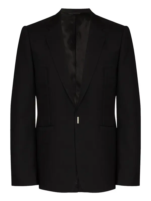 Givenchy Single-breasted Tailored Blazer - Black