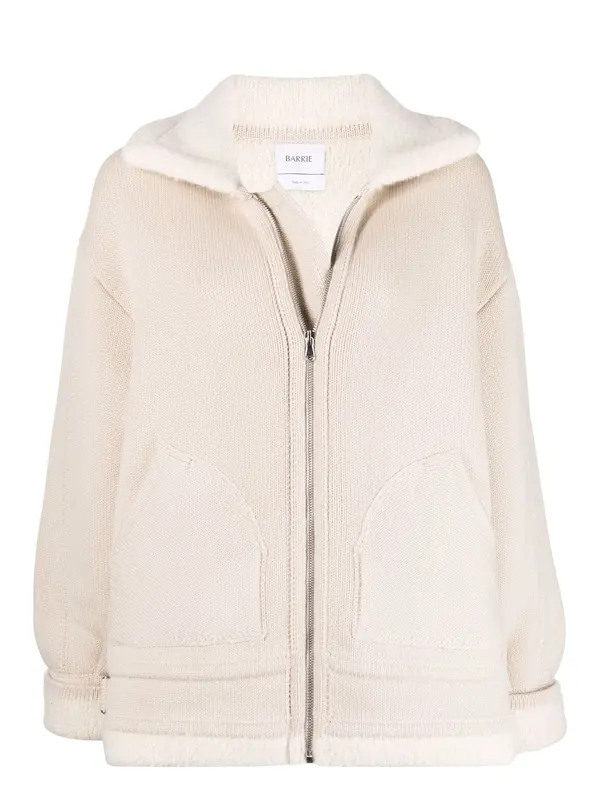 BARRIE Woven Bomber Jacket - Neutrals