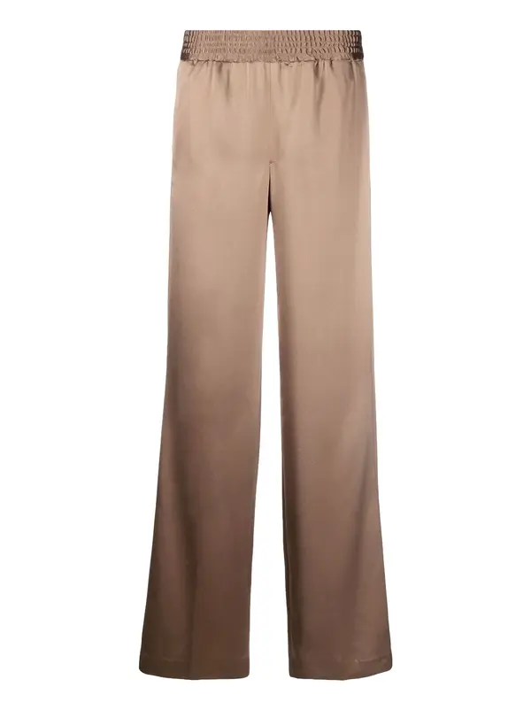 PT TORINO Wide-leg Trousers - Brown