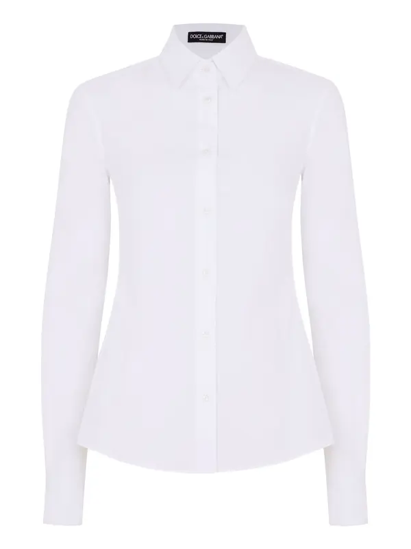 Dolce & Gabbana Button-up Poplin Shirt - White