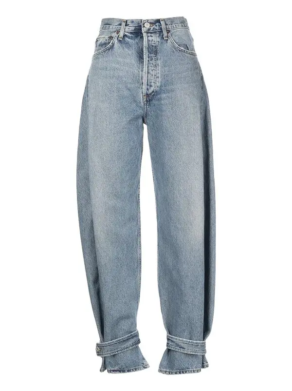 AGOLDE Cleo Tapered Jeans - Blue