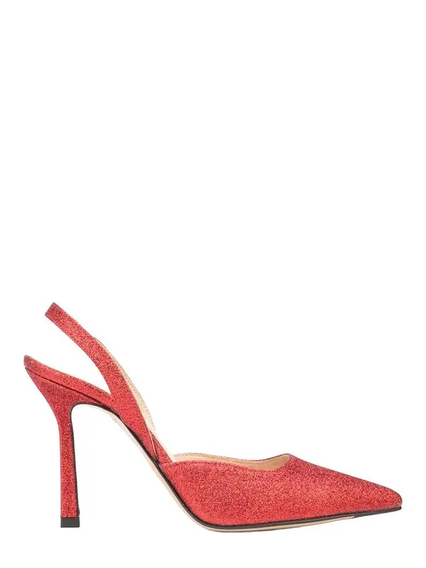 MADISON.MAISON Glitter Slingback Pumps - Red