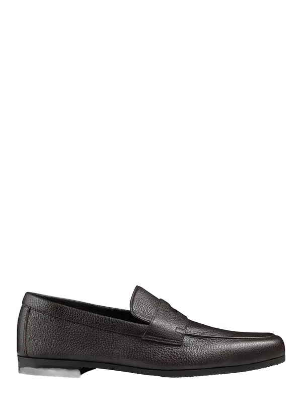 John Lobb Thorne Leather Penny Loafers - Dark Brown