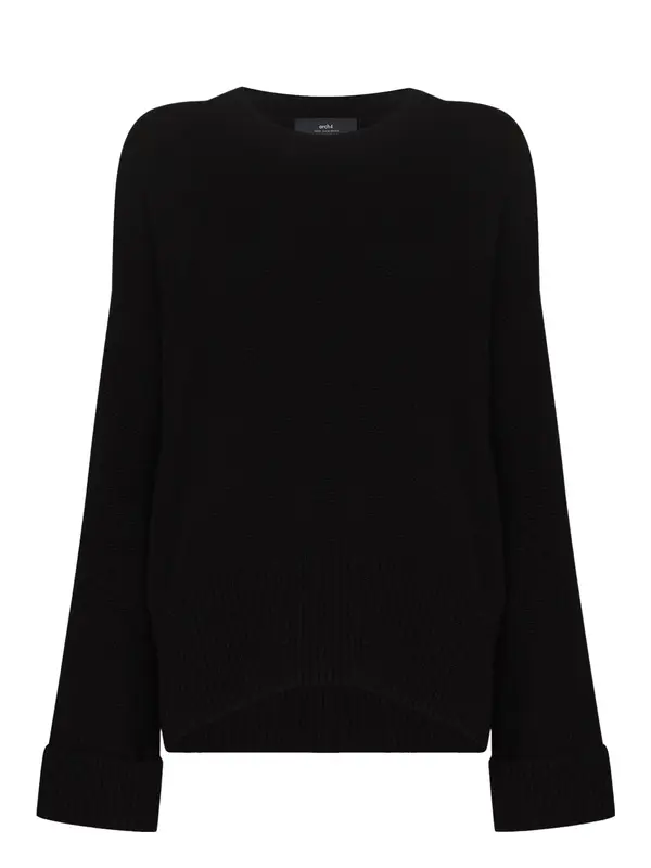 Arch4 Knightsbridge Flared Sleeves Jumper - Black