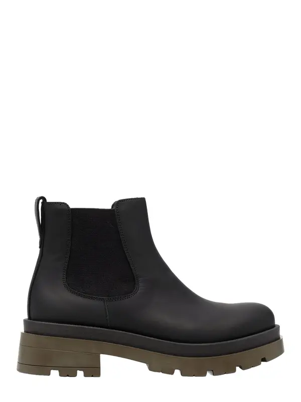 SCAROSSO Janet Leather Boots - Black