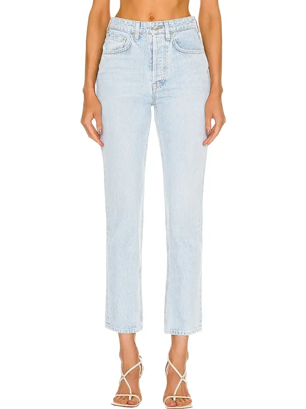 GRLFRND Karolina High Rise Straight Leg Jeans - Palomar
