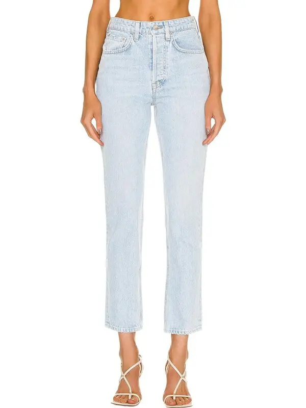 GRLFRND Karolina High Rise Straight Leg Jeans - Palomar
