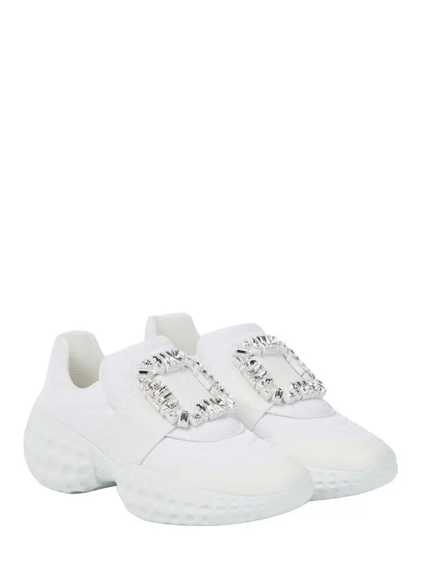 ROGER VIVIER Viv' Run Moonlight Sneakers - White