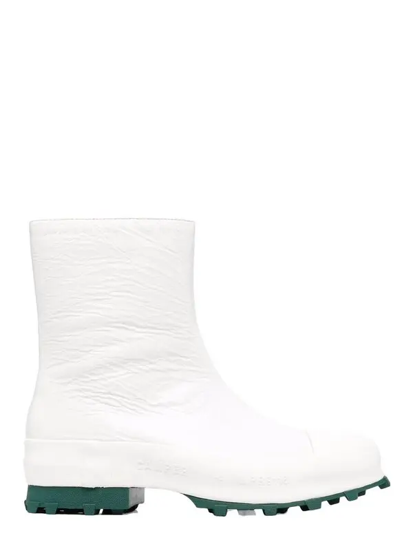 Camper Traktori Ankle Boots - White