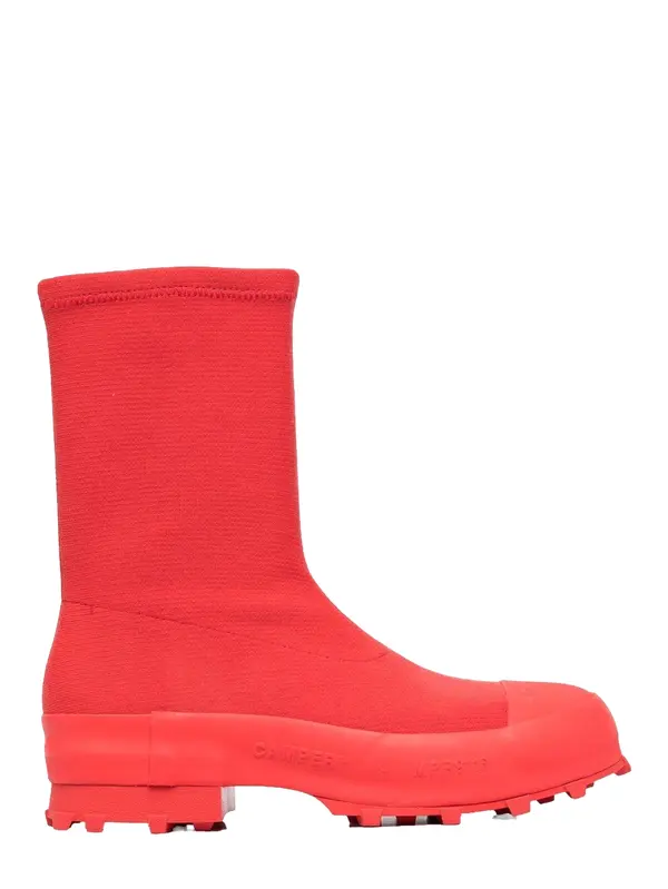 Camper Ridged-sole Boots - Red