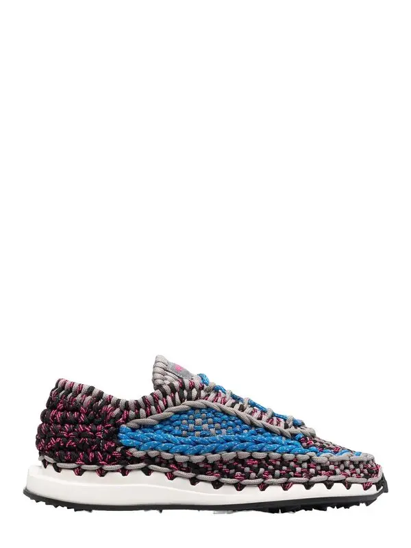Valentino Garavani Crochet Low-top Sneakers - Blue