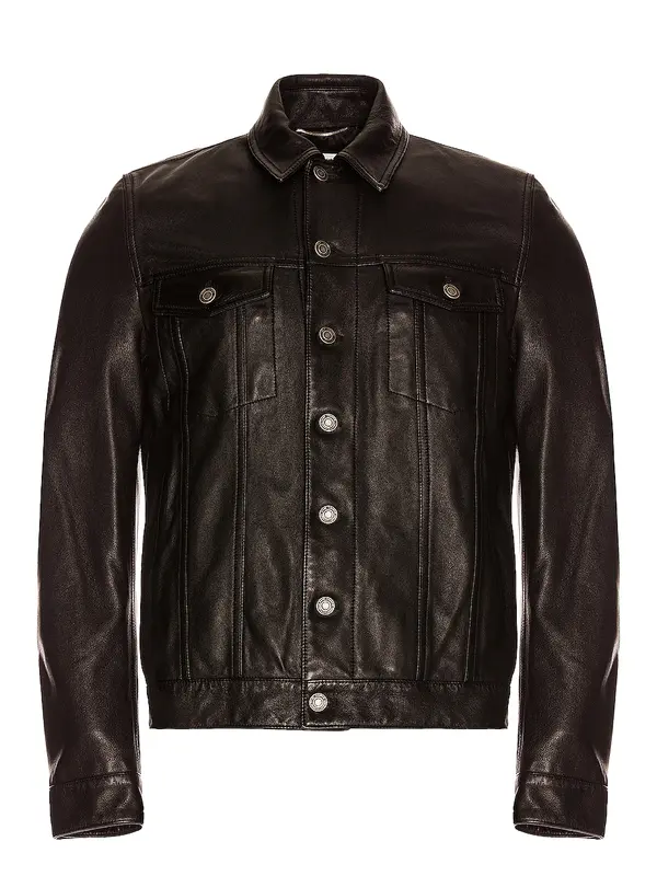 Saint Laurent Classic Leather Jacket - Black