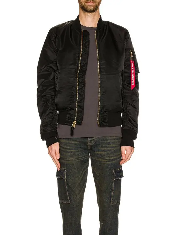 Alpha Industries Ma-1 Slim Fit - Black
