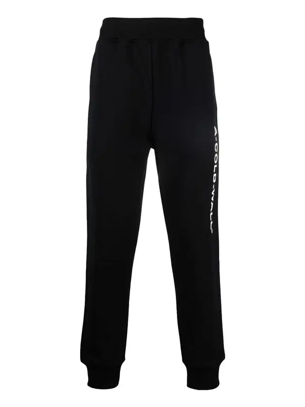 A-COLD-WALL* Logo-print Tapered Joggers - Black