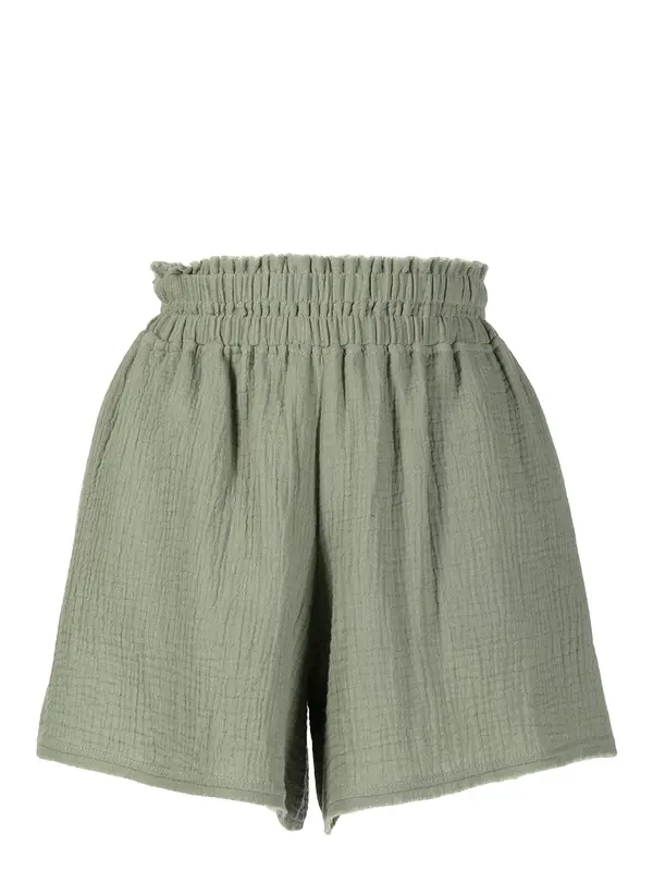 0711 TBILISI Wasabi Loose-fit Shorts - Green