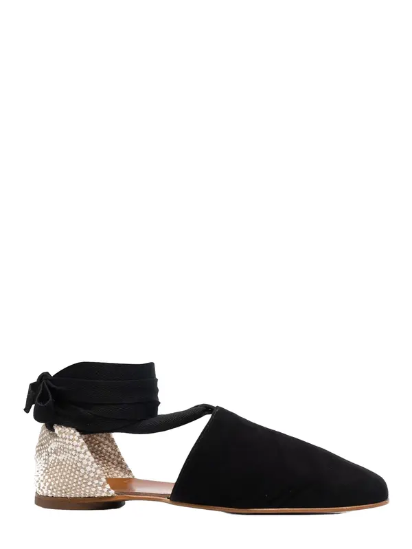 CastaÑer Gala Flat Pumps - Black
