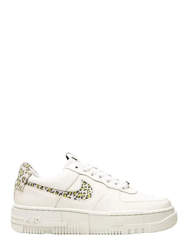 Nike Air Force 1 Pixel Leopard Sneakers - White