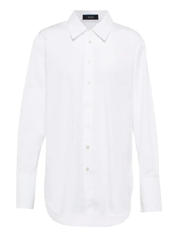 JOSEPH Joe Cotton Poplin Shirt - White