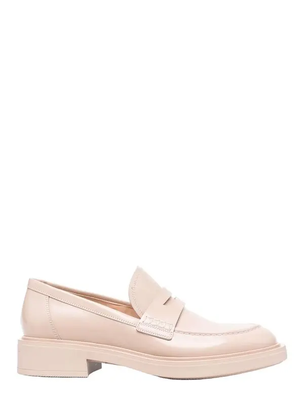 GIANVITO ROSSI Harris Loafers - Neutrals