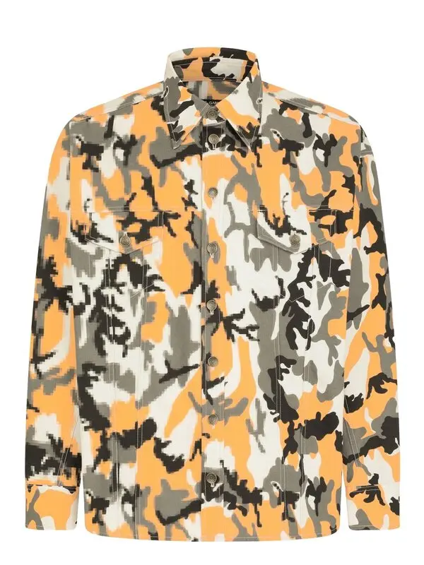 Dolce & Gabbana Camouflage-print Shirt - Black