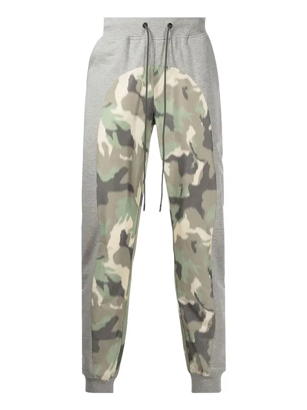 MOSTLY HEARD RARELY SEEN Camouflage-panel Track Pants - Grey