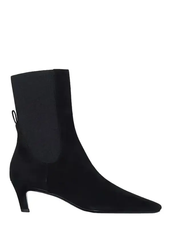TOTEME Mid Heel 65mm Boots - Black