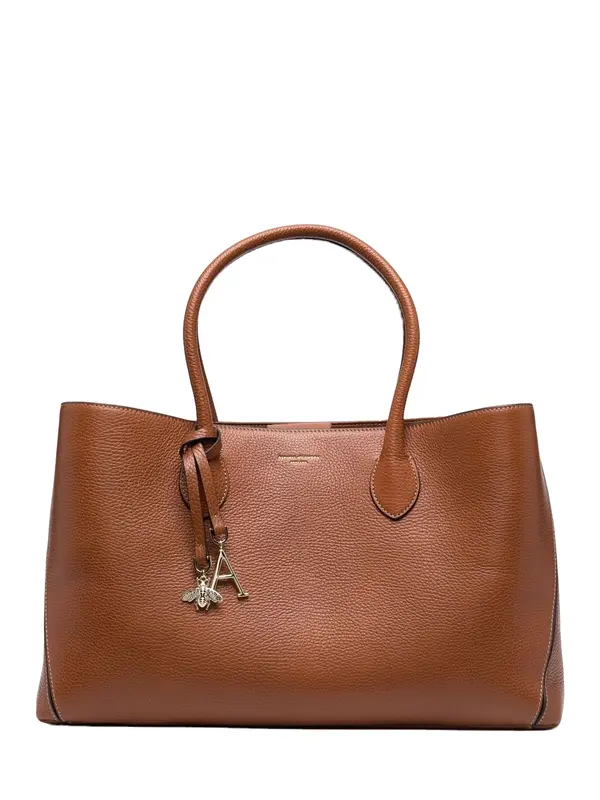 ASPINAL OF LONDON Leather Tote Bag - Brown