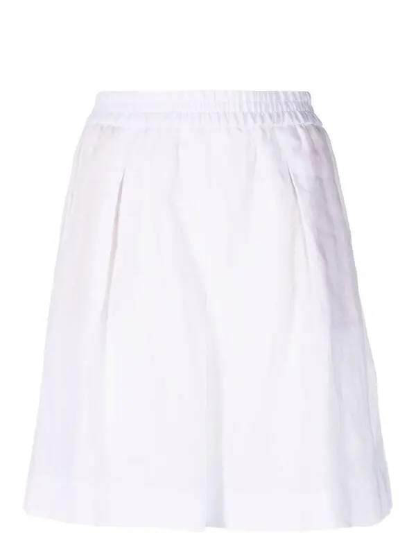Fabiana Filippi High Waisted Linen Shorts - White