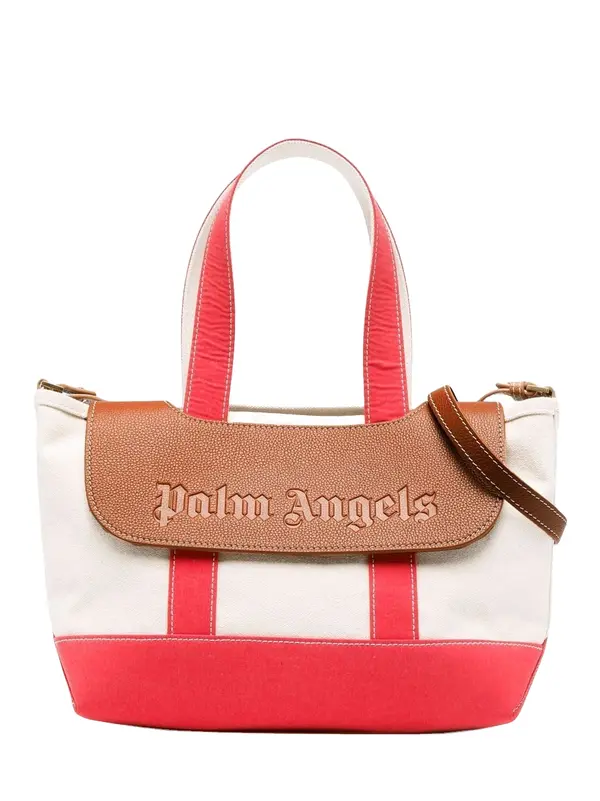 Palm Angels Palm Beach Tote Bag - Neutrals