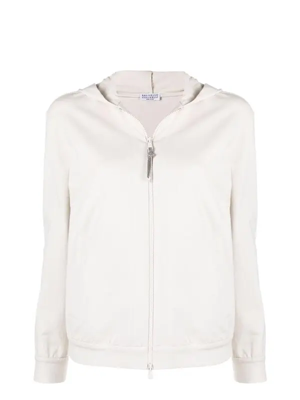 Brunello Cucinelli Zip-up Hoodie - Neutrals