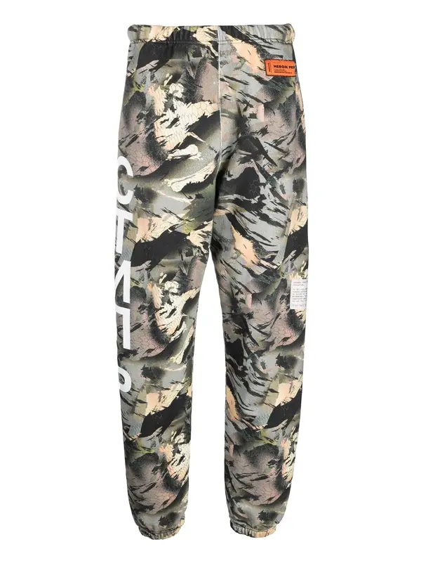 Heron Preston Camouflage Стиль Track Pants - Green