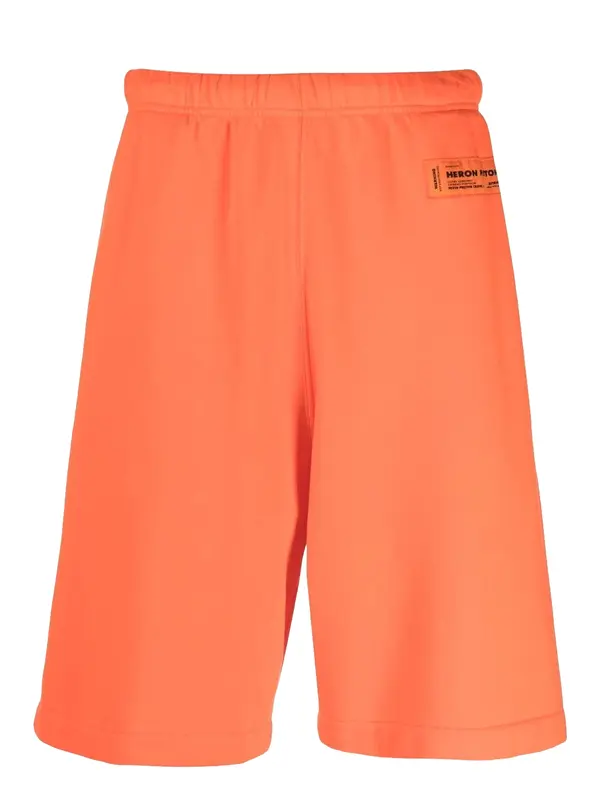 Heron Preston Recycled Cotton Track Shorts - Orange