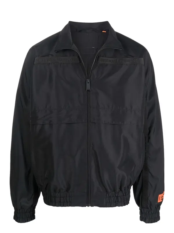 Heron Preston Logo-patch Bomber Jacket - Black