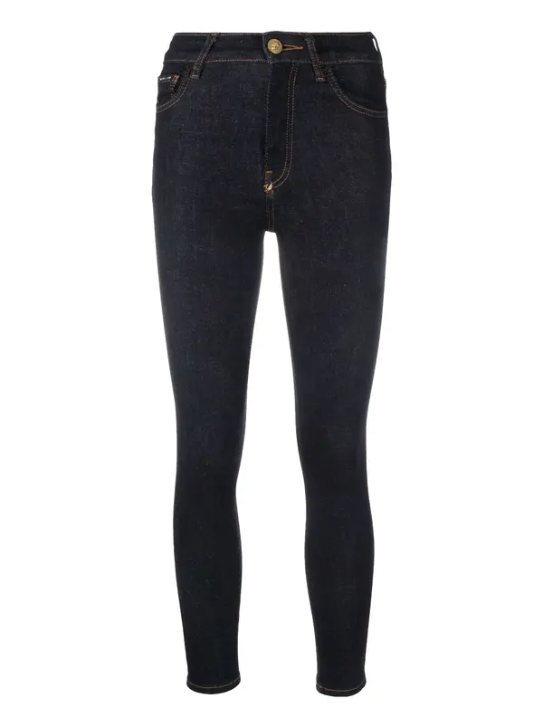 Philipp Plein Logo-appliqué Skinny Jeans - Blue