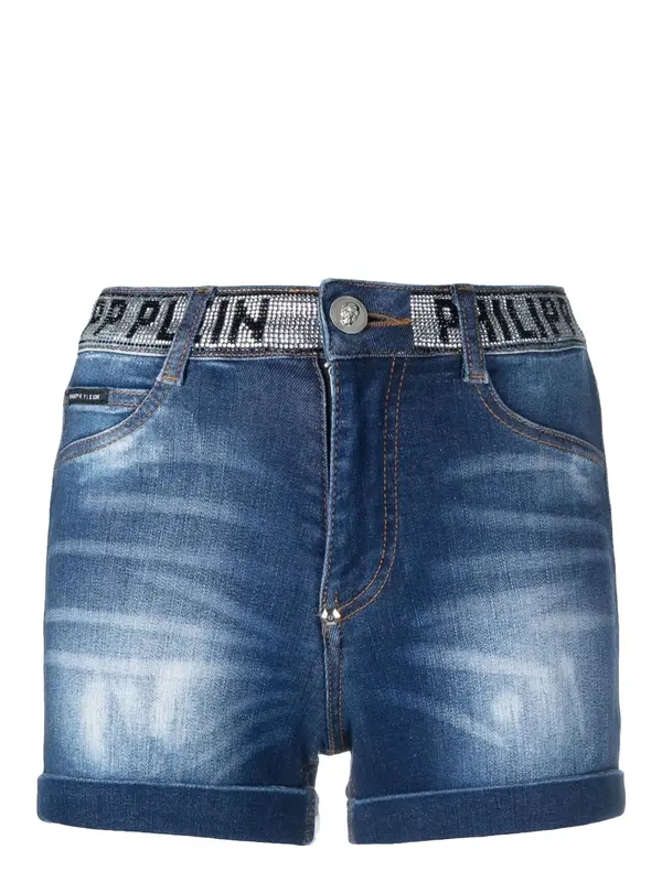 Philipp Plein Hot Pants - Blue