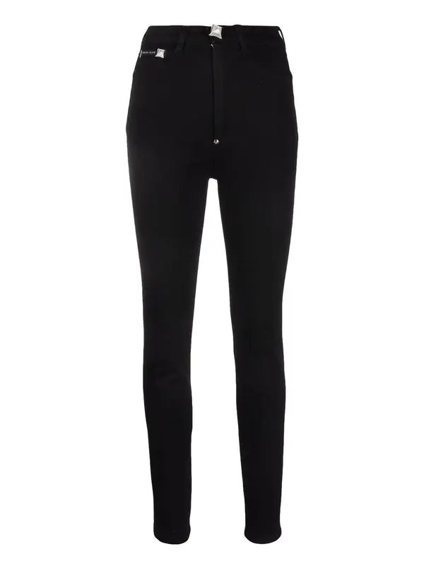 Philipp Plein Super High Waist Jeggings - Black