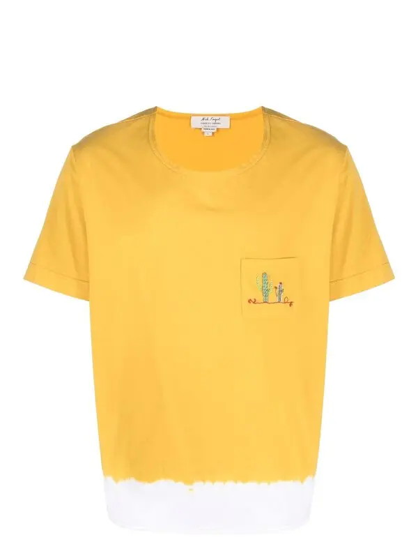 Nick Fouquet Embroidered-design T-shirt - Yellow