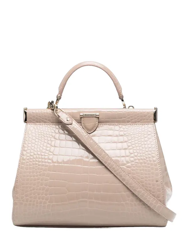 ASPINAL OF LONDON Small Florence Top-handle Bag - Neutrals