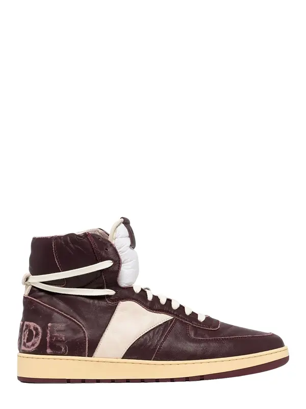 Rhude Rhecess High-top Sneakers - Red