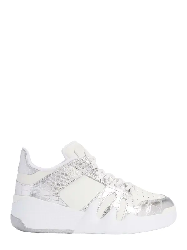 GIUSEPPE ZANOTTI Talon Mid-top Sneakers - White